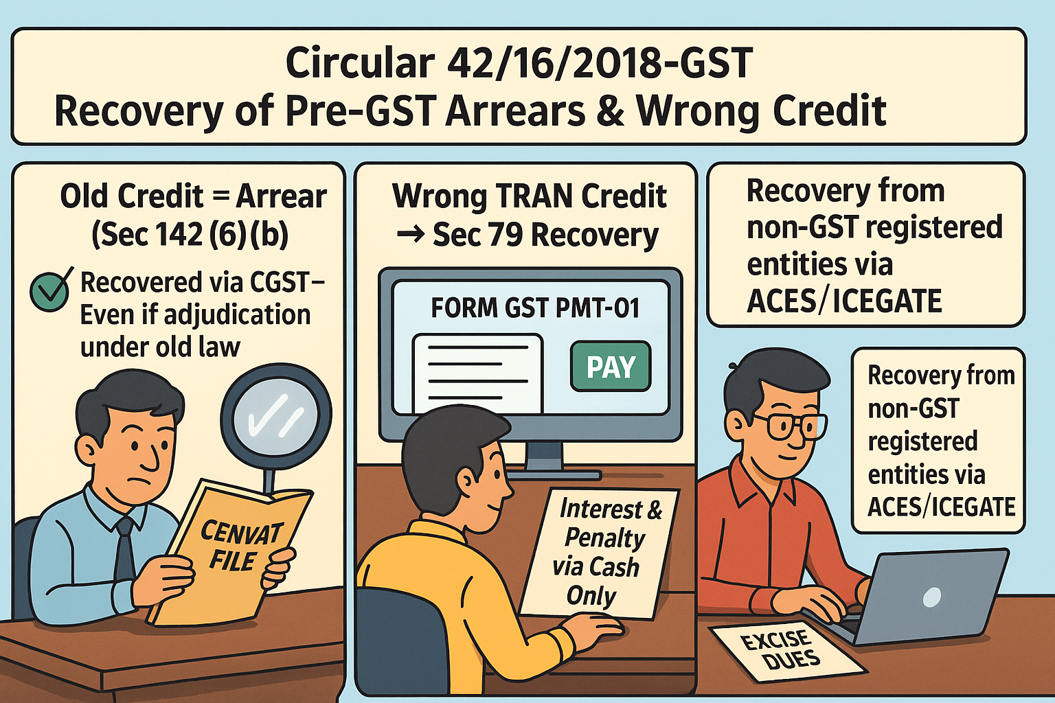 Clarifying the procedure for recovery of arrears