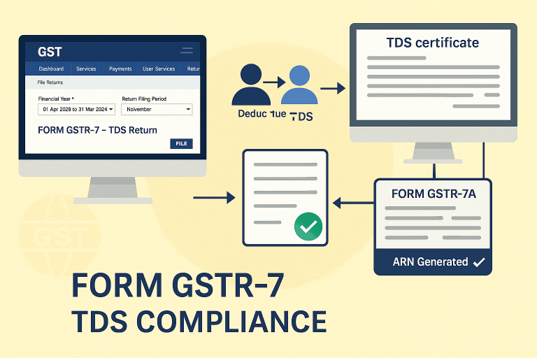 GST Compliance – FORM GSTR-7 (TDS Return) - GST Indiaguide