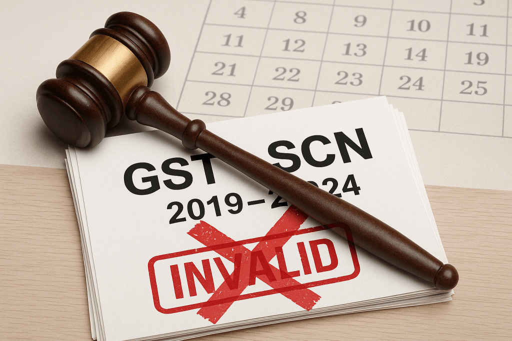 Consolidated GST SCN for Multiple Years Quashed as Legally ...