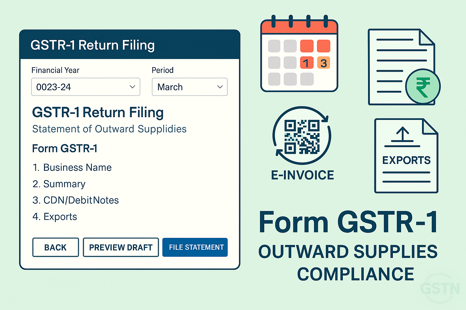 GST Compliance – Form GSTR-1 (Outward Supplies) - GST Indiaguide