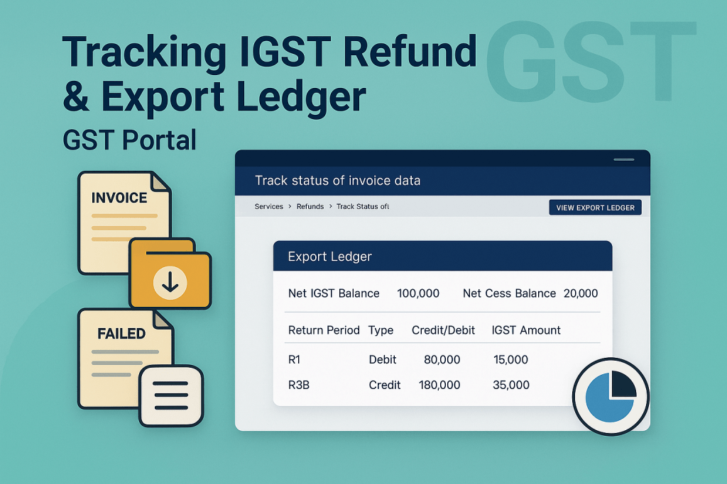 GST Compliance – Tracking IGST Refund & Export Ledger - GST Indiaguide