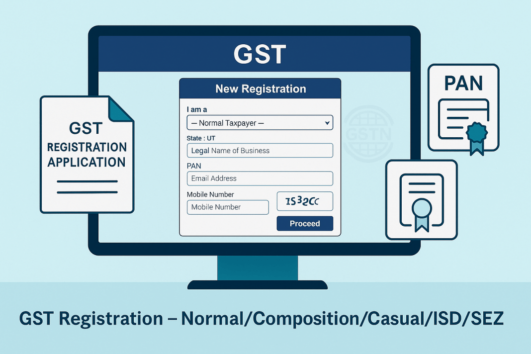 GST Compliance – Registration (Normal/Composition/Casual/ISD/SEZ) - GST ...
