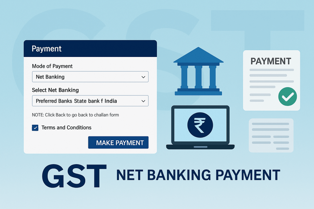 GST Compliance – Net Banking Payment - GST Indiaguide