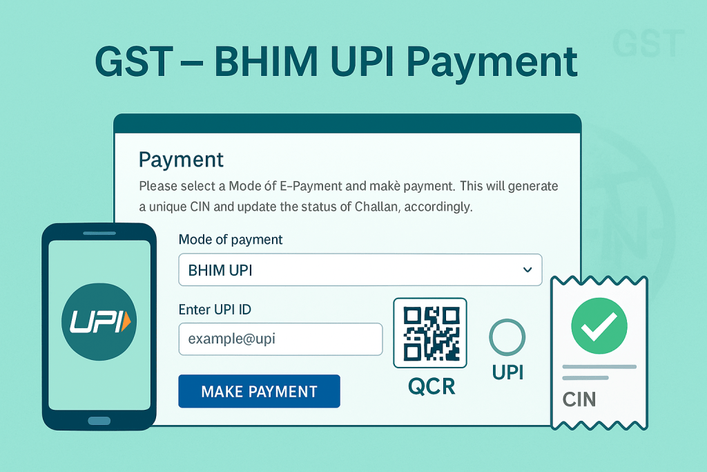 GST Compliance – BHIM UPI Payment - GST Indiaguide