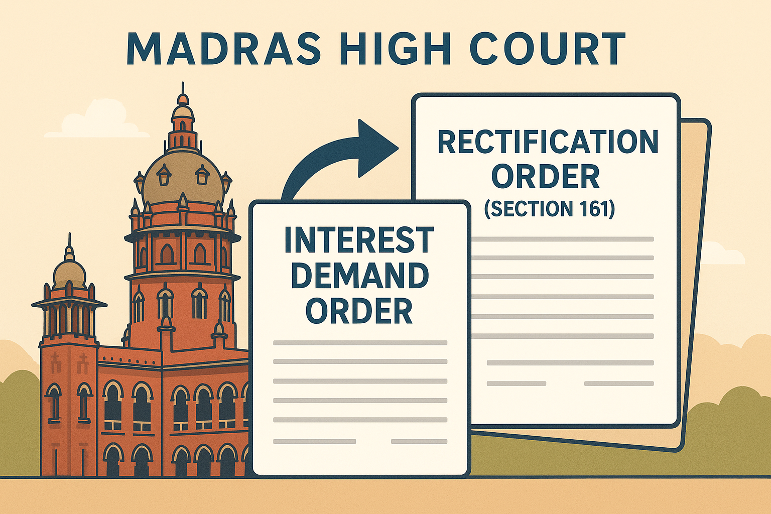 Interest demand order under GST disposed of as rectification order was ...